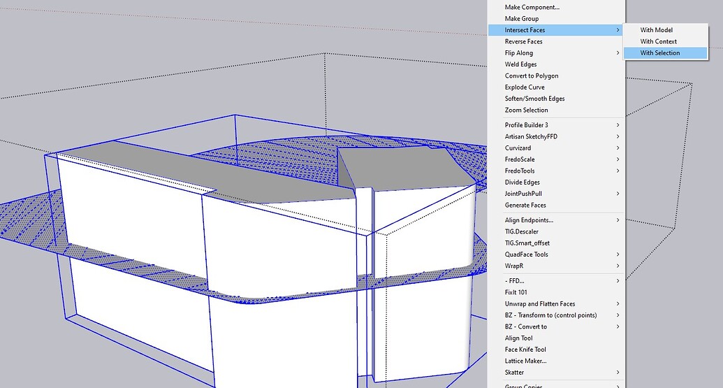 How to make flatten face to existing terrain? - SketchUp - SketchUp Community