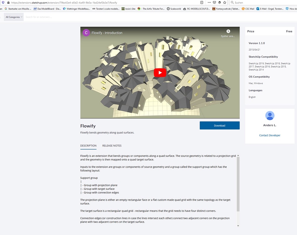Flowify Installation Extensions Sketchup Community