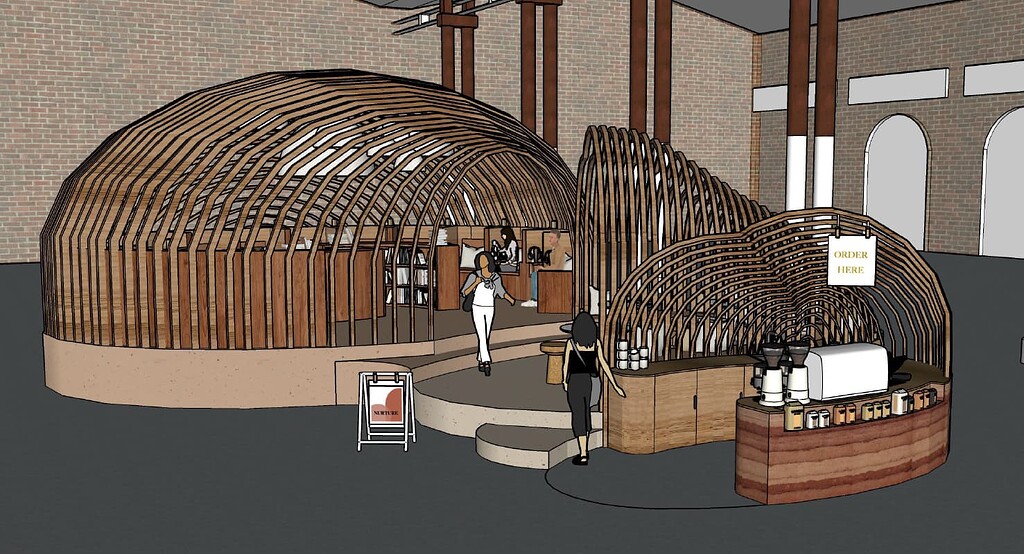 Help in creating arc style canopies - SketchUp - SketchUp Community