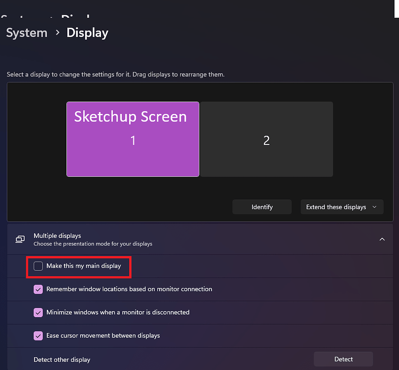 2024 Multiple Monitor Issue - Pro - SketchUp Community 2024 Multiple Monitor Issue - Pro - SketchUp Community