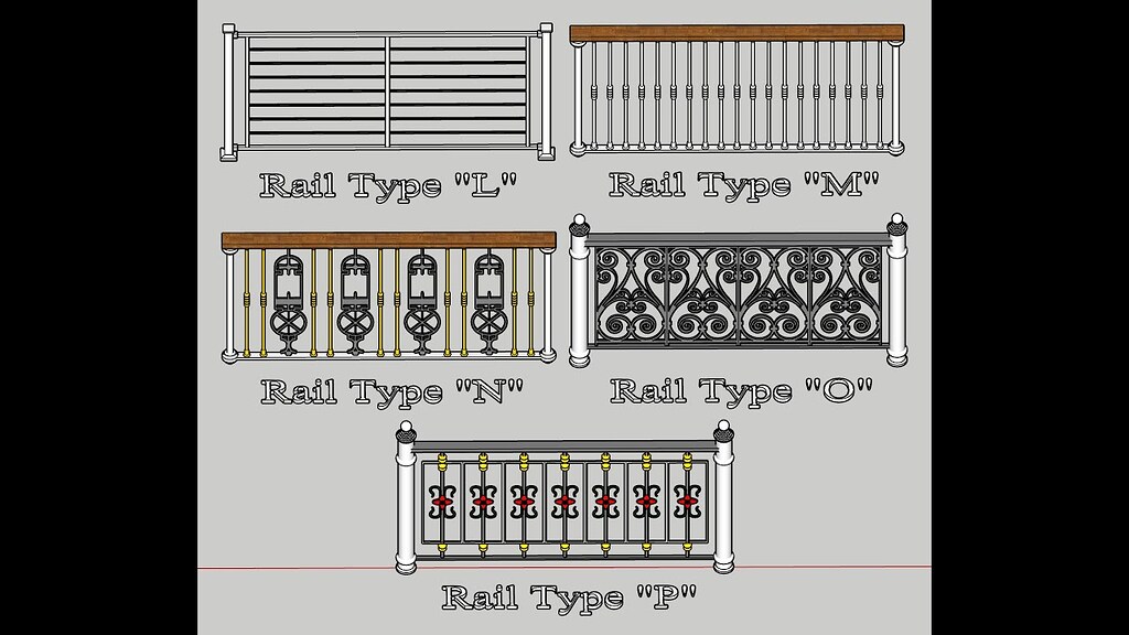 "MAJ Rail". Sketchup Plugin to create Rails - Extensions - SketchUp Community