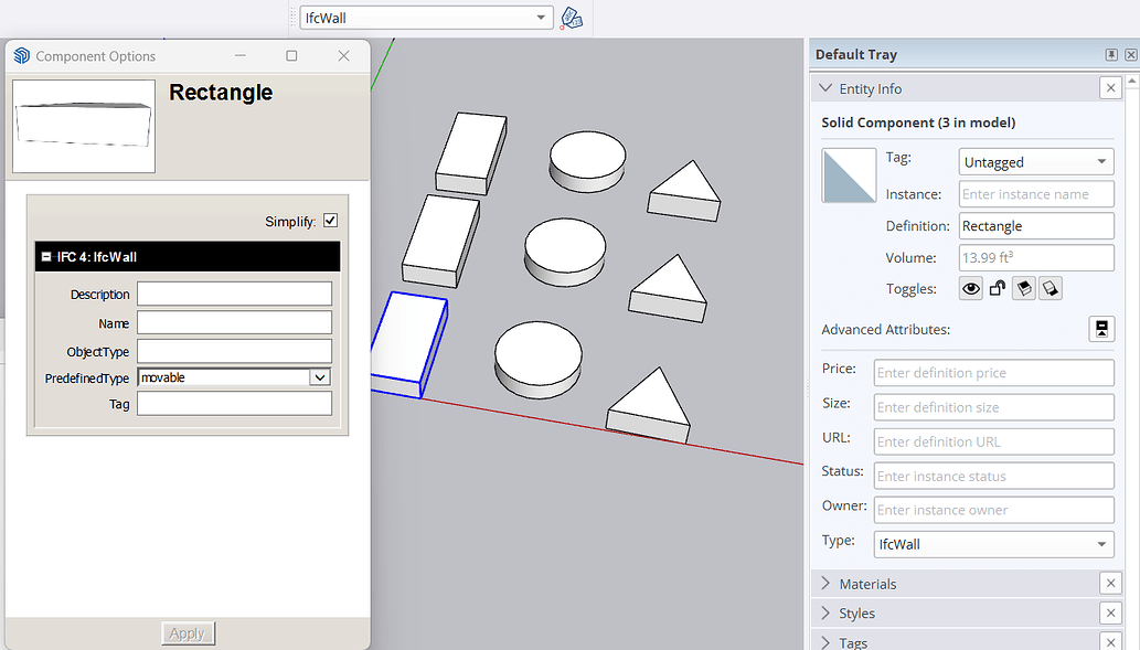 How To Add Classification To A Component From Trimble Creator Live Component Pro Sketchup