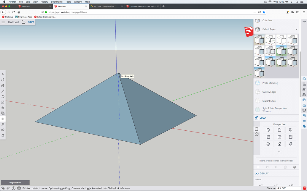 Moving Points On An Object Along Vertical Axis SketchUp Free 