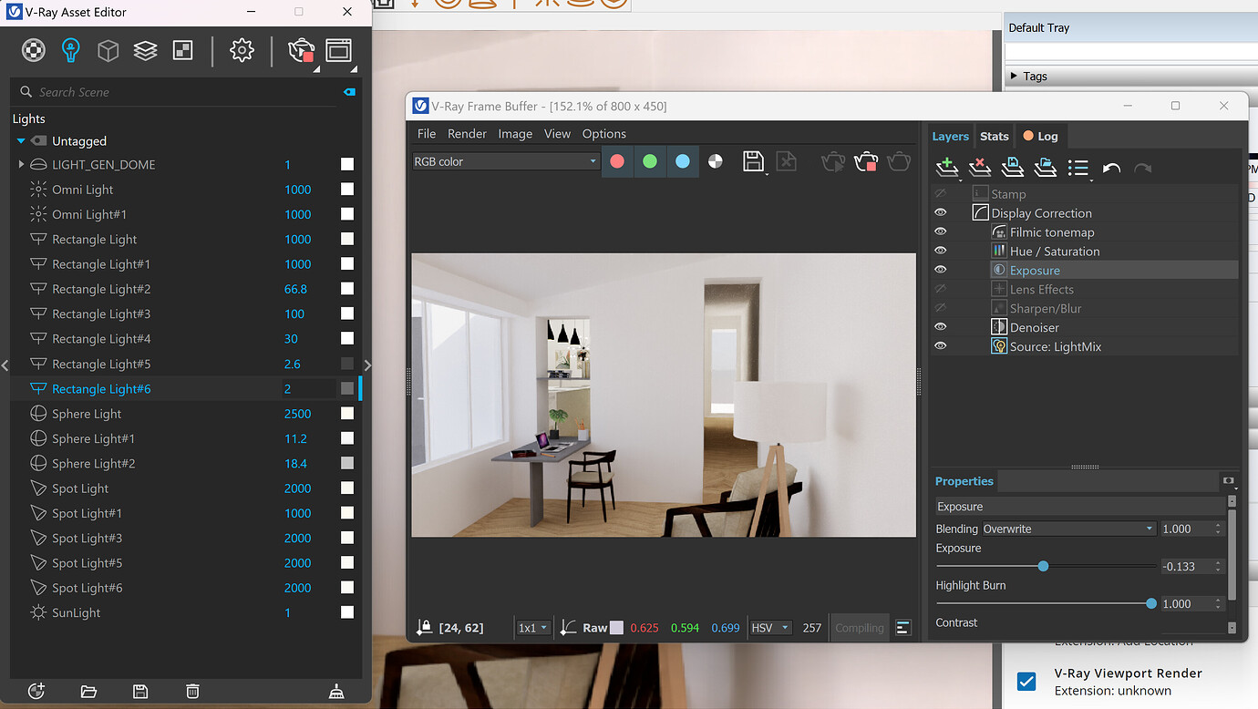 Unable to remove noise from the final render in V ray for skp - V-Ray for SketchUp - SketchUp ...