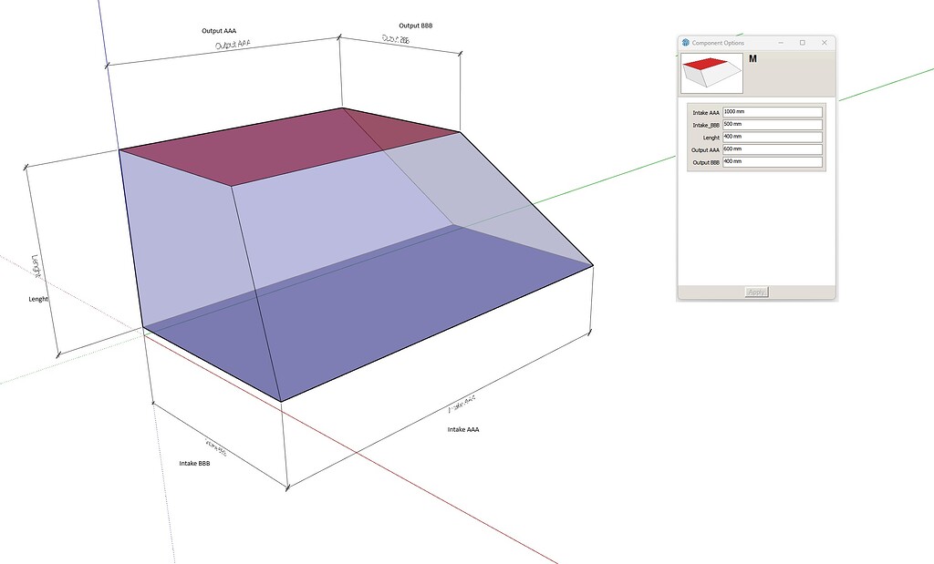 Help with creating Dyn.component - Dynamic Components - SketchUp Community