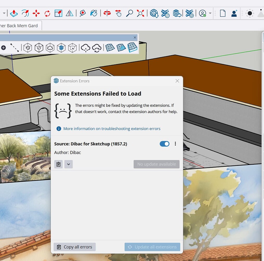 Sketchup crashes frequently and when uninstalling... Dibac Issue - SketchUp - SketchUp Community