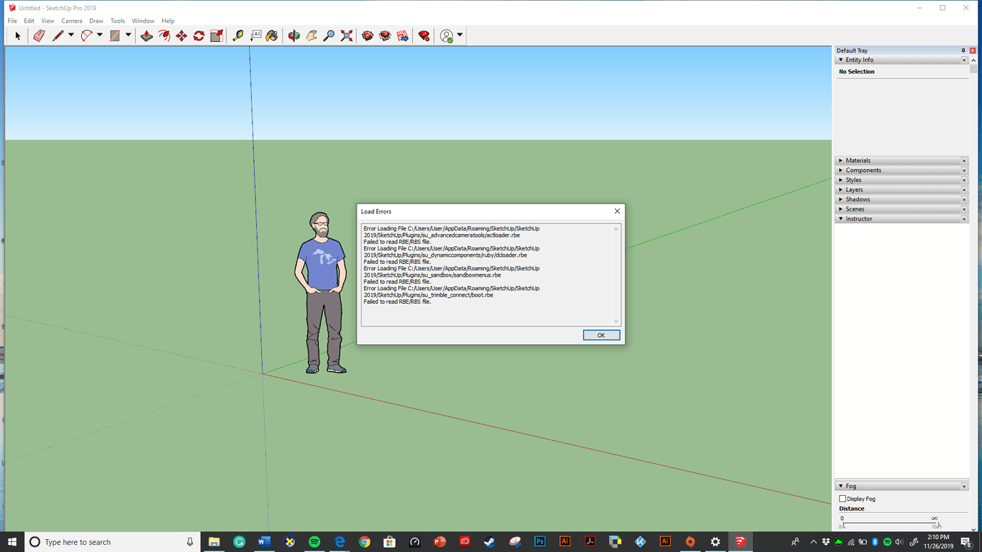 Error Loading Plugins Sketchup Sketchup Community 