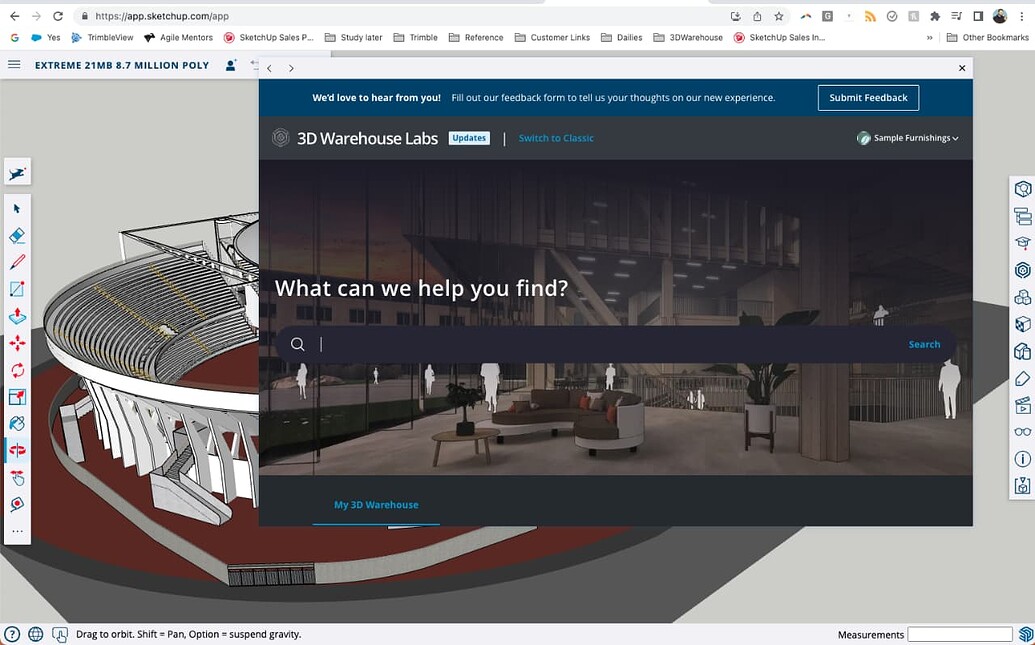 3D Warehouse Labs Available in all SketchUp Clients! - 3D Warehouse ...