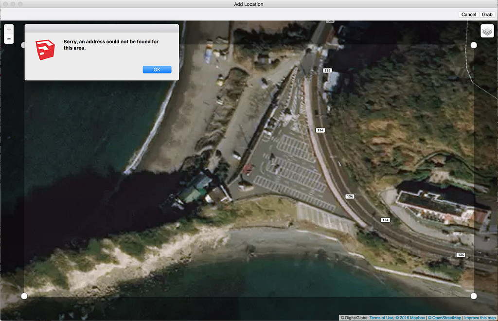 "Sorry, an address could not be found for this area." - Pro - SketchUp ...