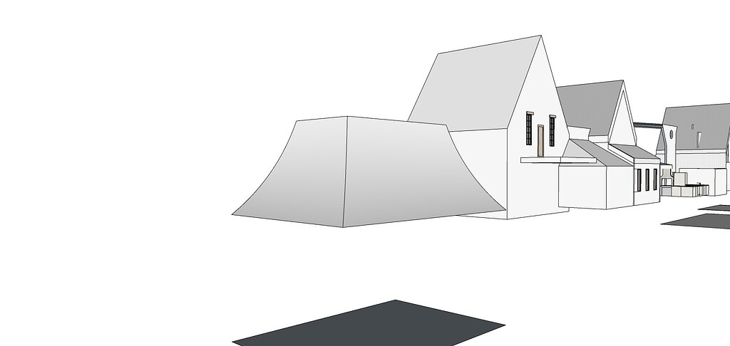 Curved Hip Roof/Mansard Style Roof Creation - Pro - SketchUp Community