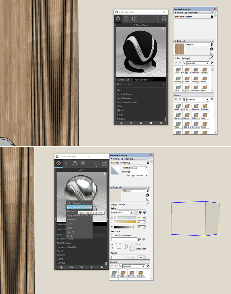 Vray material editing - V-Ray for SketchUp - SketchUp Community