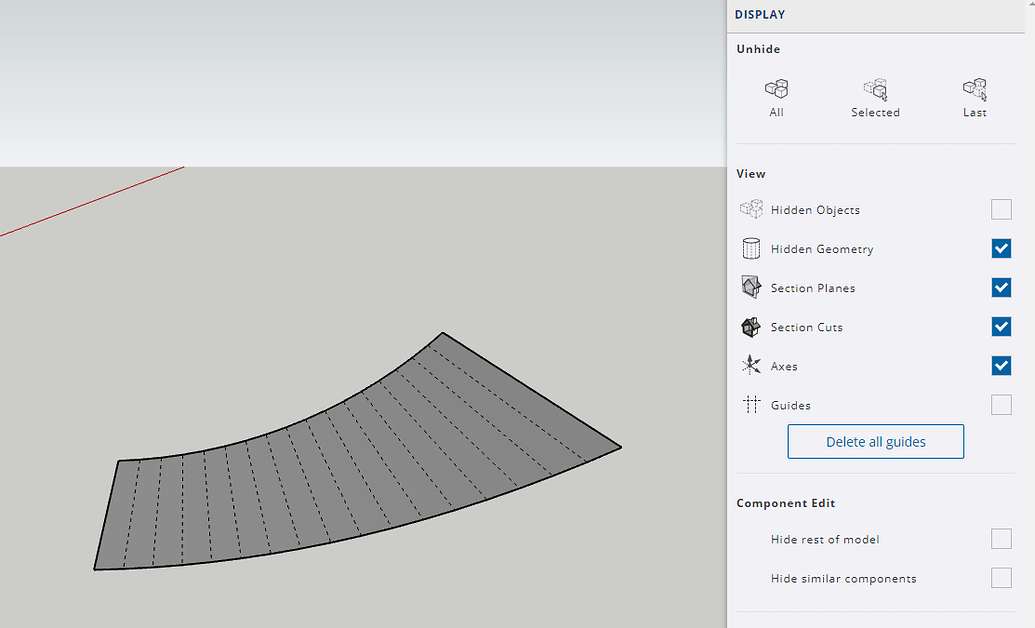 Cutting off excess curve - SketchUp Free - SketchUp Community