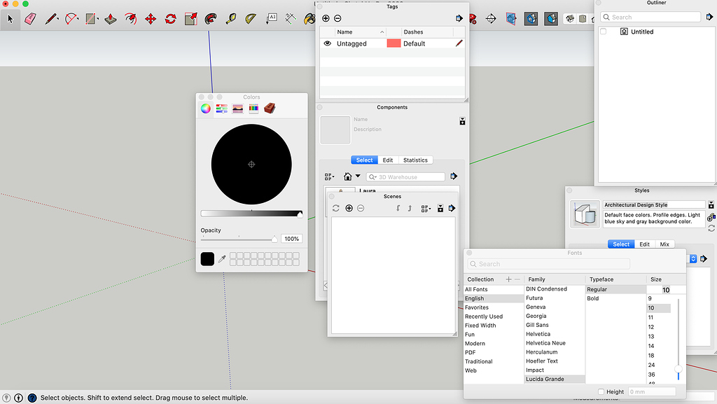 Sketchup 2020 Mac Pallete - Pro - SketchUp Community