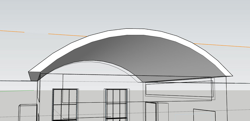 Curving a drawing / Drawing on a curved surface - SketchUp for Web ...