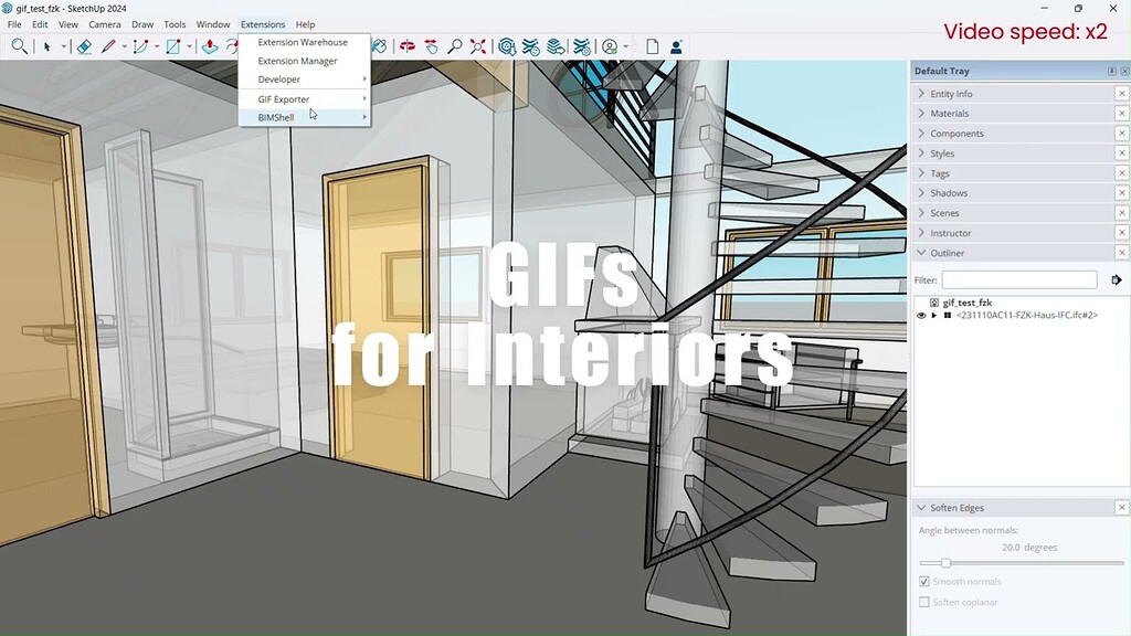 SU GIF Exporter - Make animated GIFs in SketchUp - Extensions - SketchUp Community