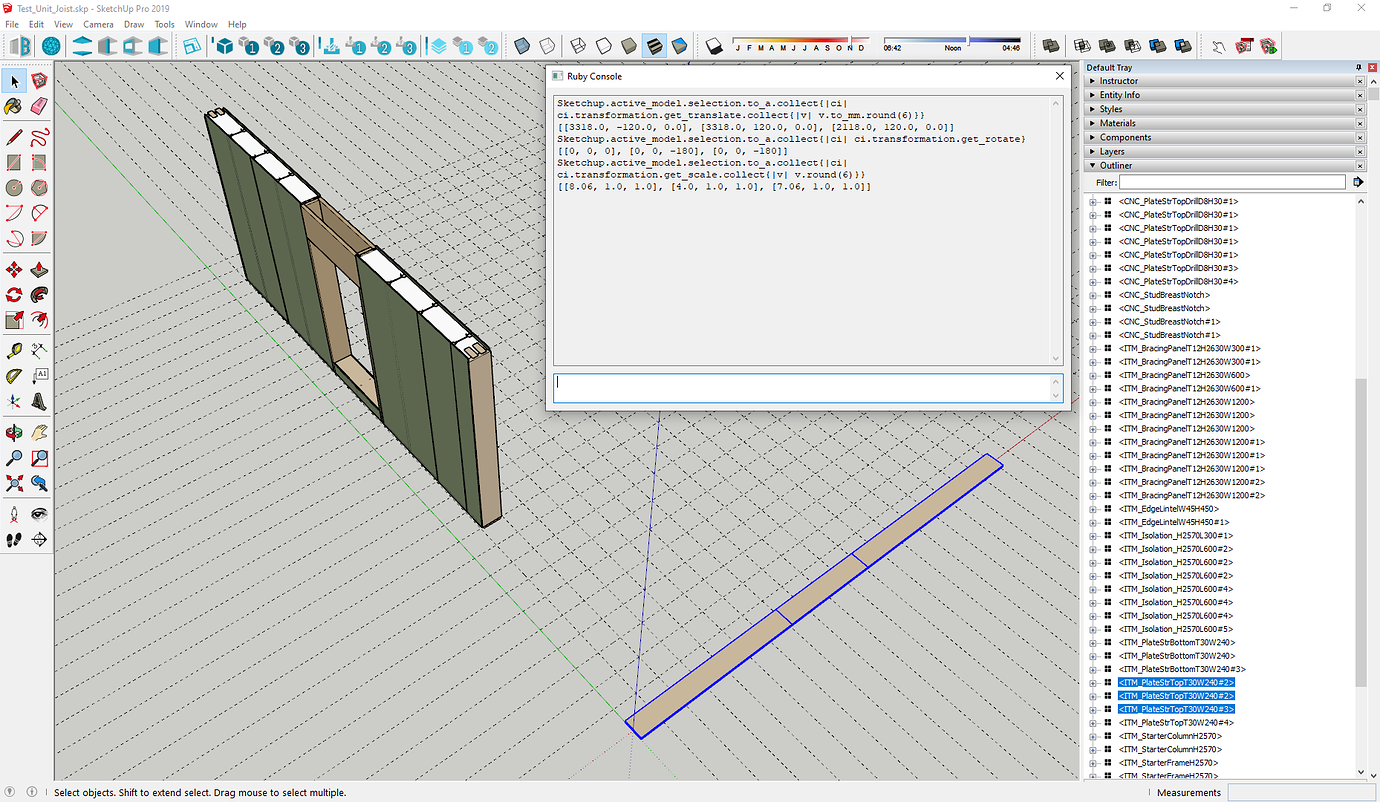Transformations consistency problem - Ruby API - SketchUp Community