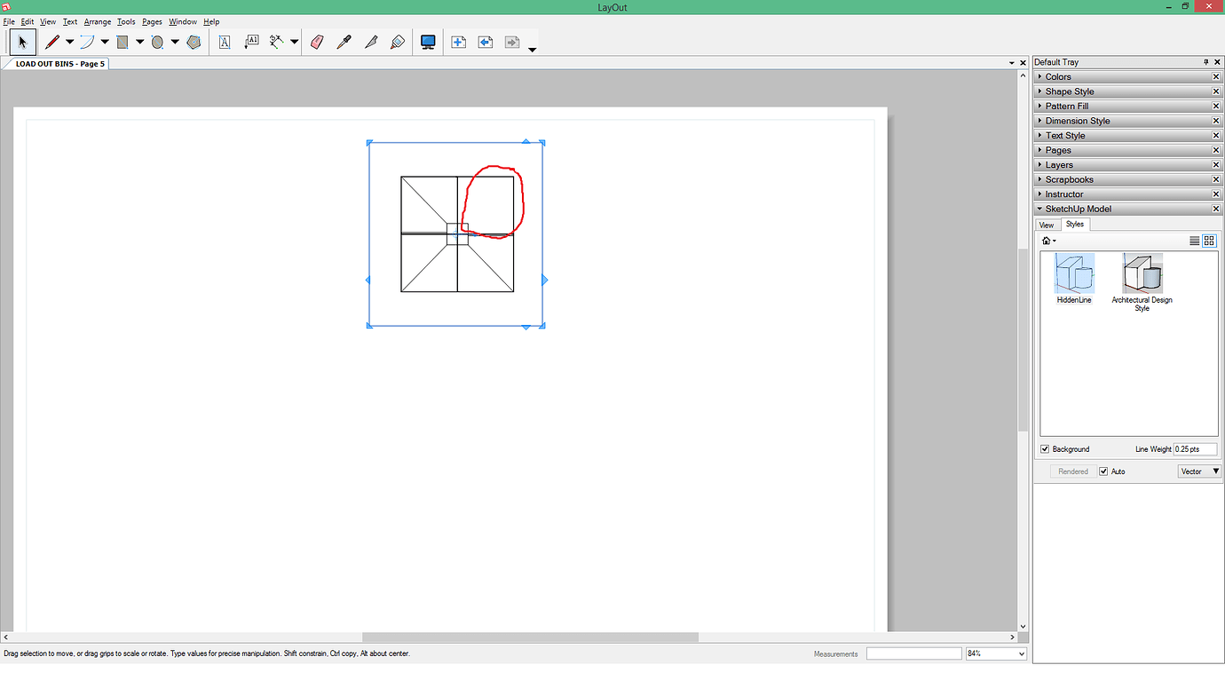Line Not Showing Up In Layout Paper Space But Shows Up When I Enter line-not-showing-up-in-layout-paper-space-but-shows-up-when-i-enter