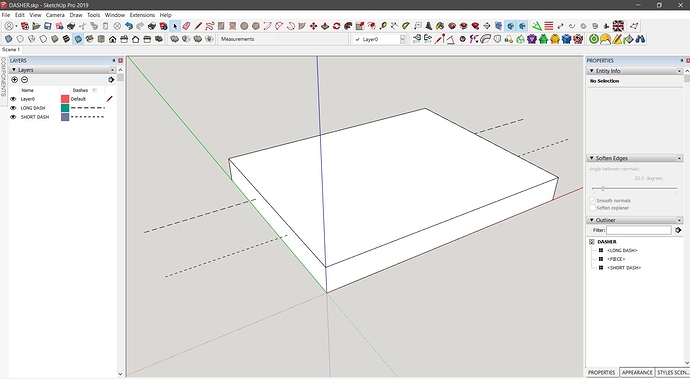 Dashed Line Styles Not Appearing Accurate In LayOut LayOut SketchUp 