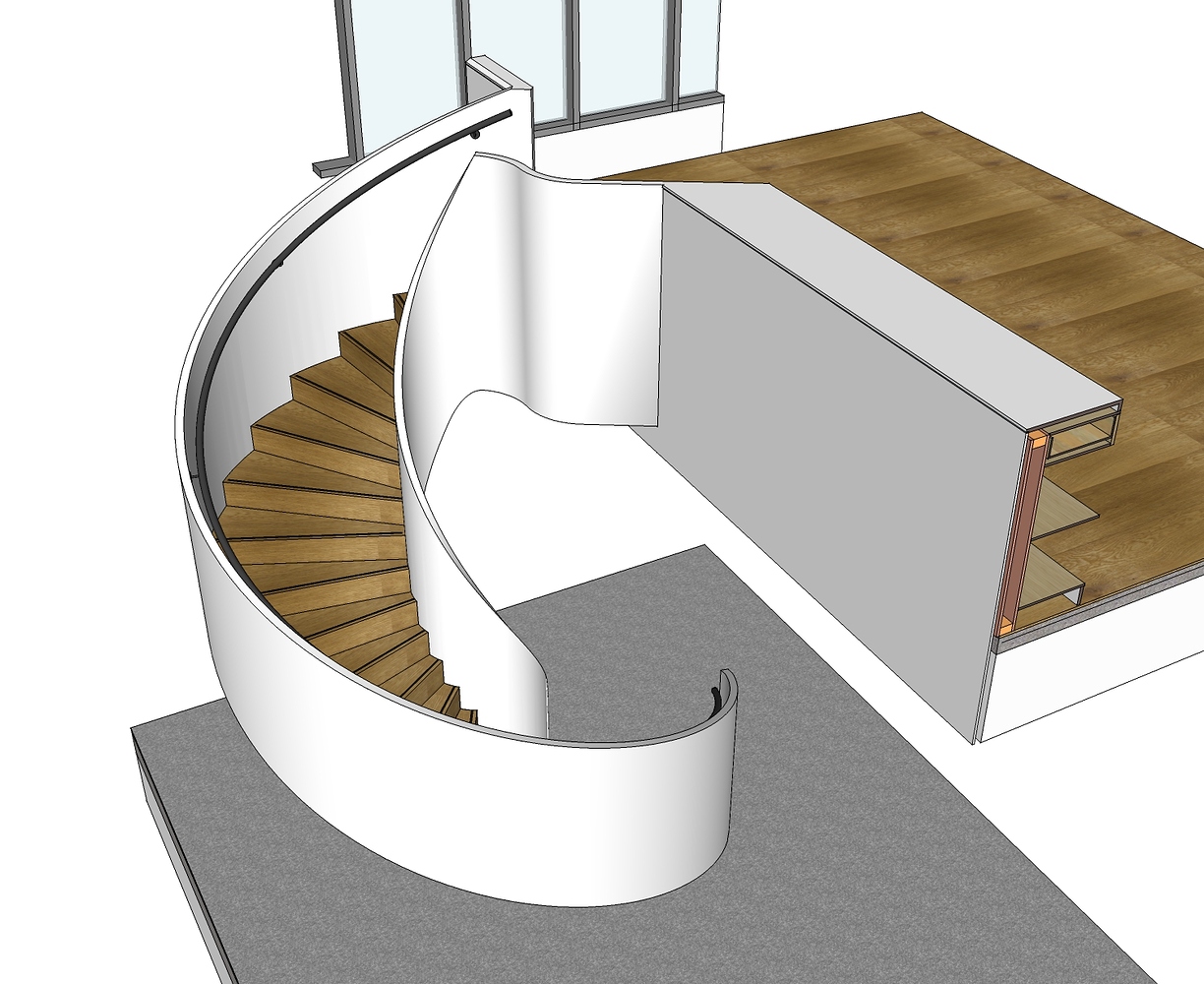 Sketchup tutor for curved stairs - SketchUp - SketchUp Community