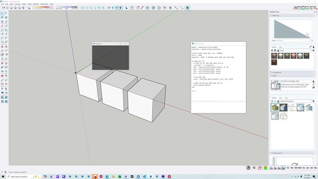 5D+ Snippet - Load and running code from Excel file - Pro - SketchUp Community
