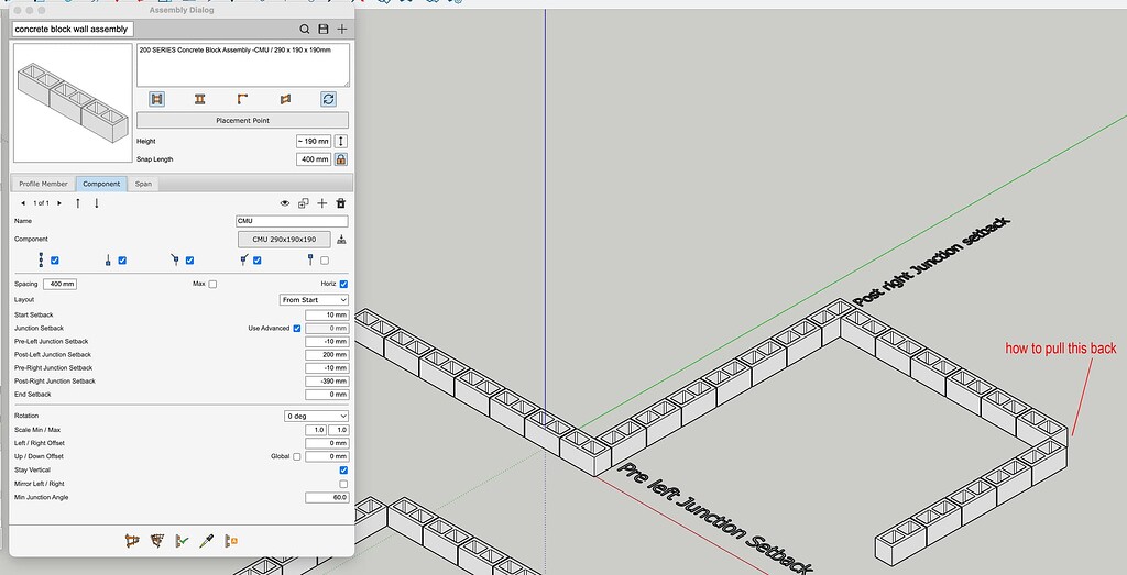 Concrete Block wall - Profile Builder 4 - Extensions - SketchUp Community
