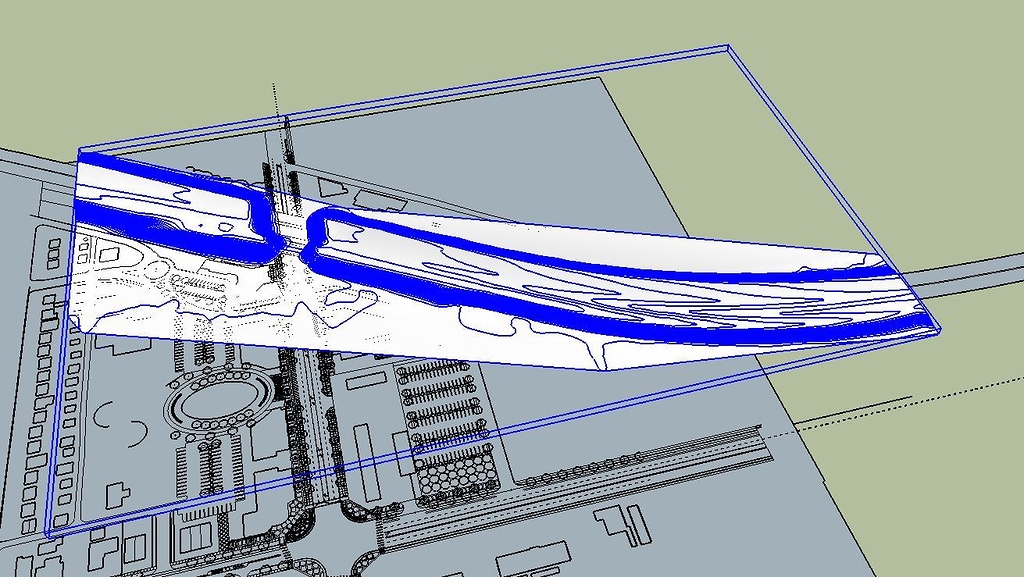 Best Way To Integrate Contoured Model With Flat Base Pro Sketchup Community