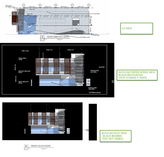 Exported Drawings DWG In Sketchup Layout Has Black Background In Autocad LayOut SketchUp 