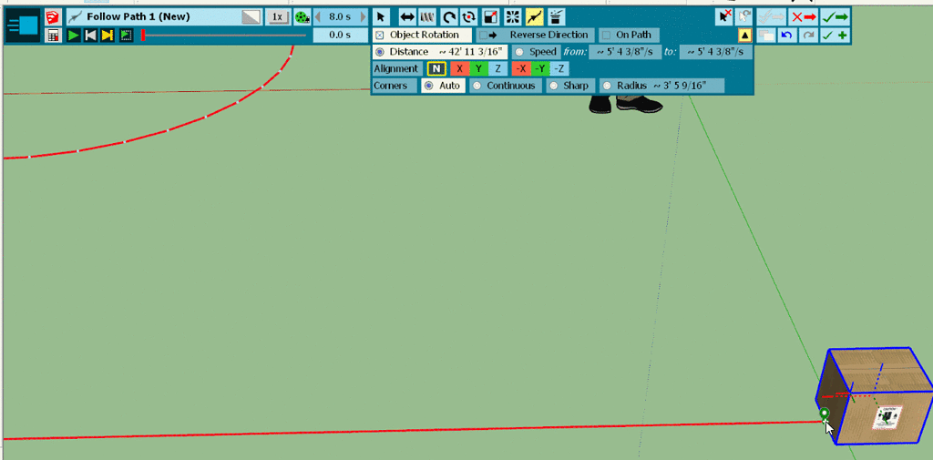 FredoSix Animator - Multiple Objects along same Path - Extensions - SketchUp Community