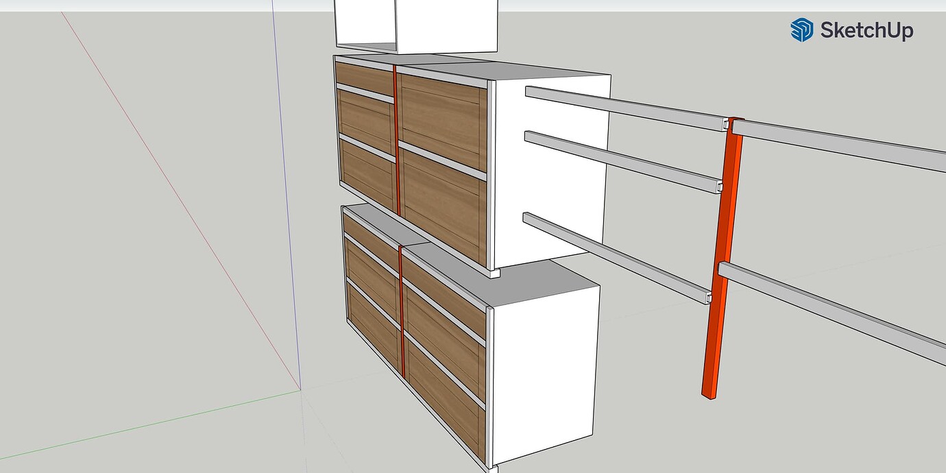Automatic Component Between 2 Components Dynamic Components Sketchup Community