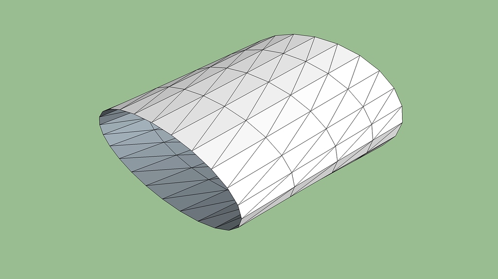 Triangular surfaces - quad surface - Pro - SketchUp Community