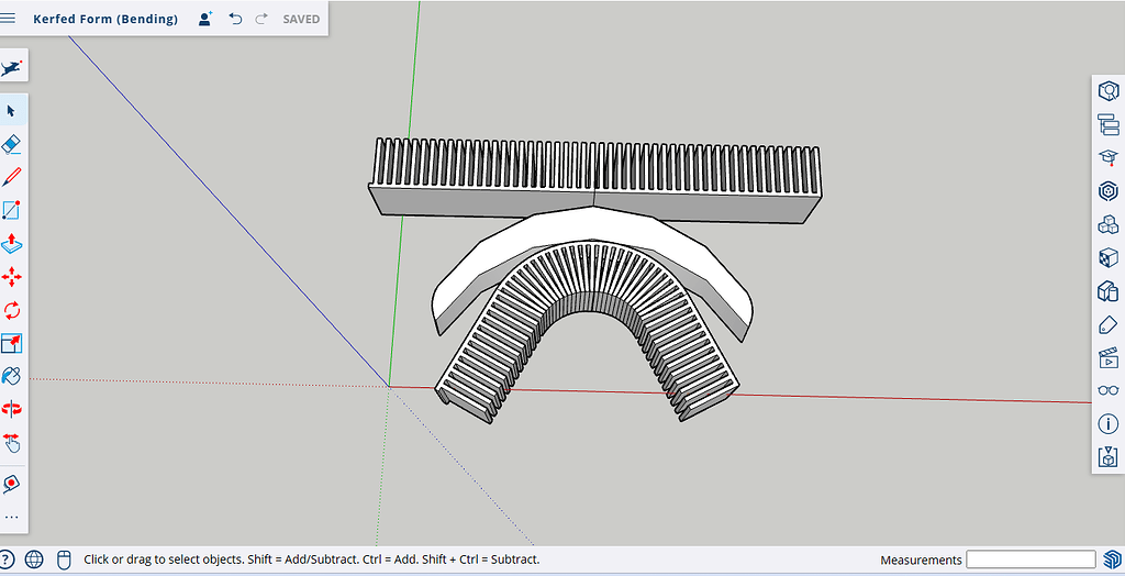 Kerf Form (Bending) Process - Gallery - SketchUp Community