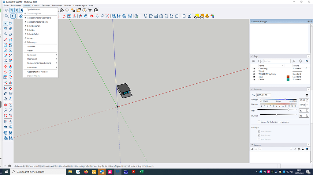 Help: Imported Objects (Chair and Shoe) Not Visible in SketchUp but ...