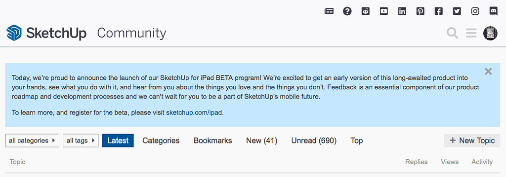 SketchUp for iPad - Meta - SketchUp Community