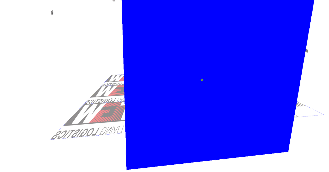 Weird blue square when adjusting texture position on Sketchup 2024 ...