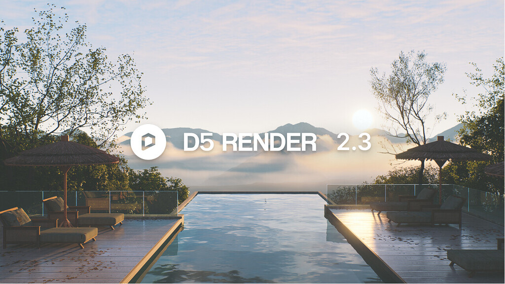 D5 Render 2.3 | New features with SketchUp - Extensions - SketchUp Community