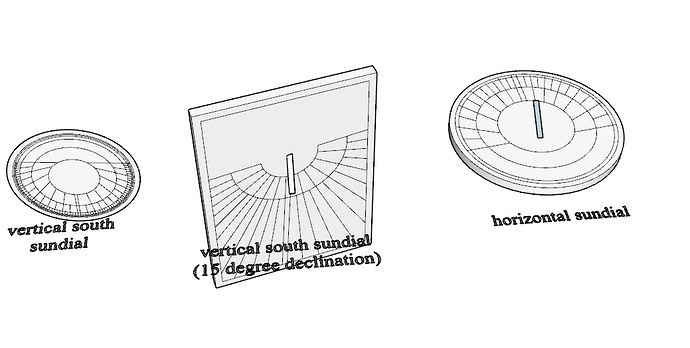 Easy sundials - Tutorials - SketchUp Community