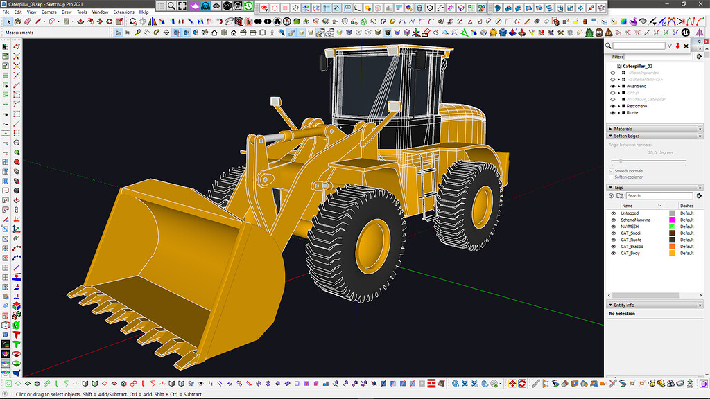 Caterpillar Animation Test - Gallery - SketchUp Community