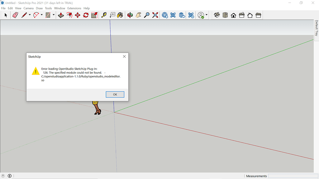 Error Loading OpenStudio SketchUp Plug-in - SketchUp - SketchUp Community