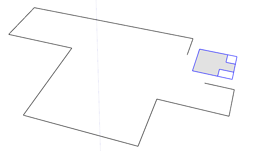 Unable To Build Walls Using OFFSET Pro SketchUp Community