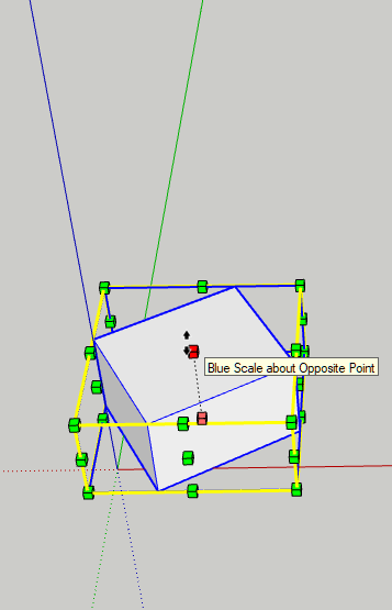 How to resize a tilted dynamic component so that it resizes on the tilted axis - Dynamic ...