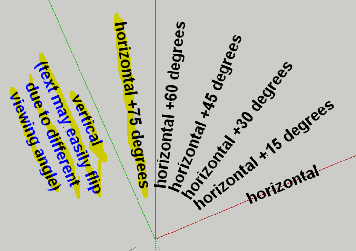 Rotating Text 90 Degrees SketchUp SketchUp Community