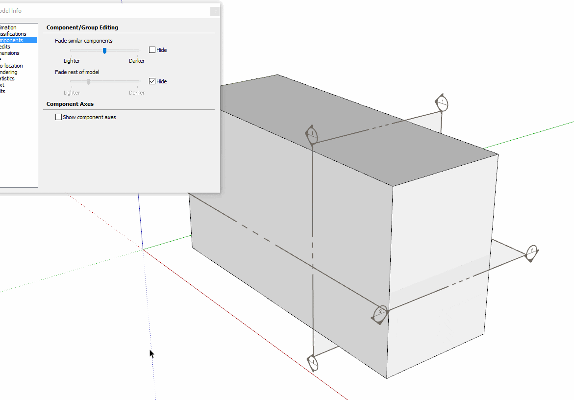 "Hide rest of model" should hide section planes outside of scope ...