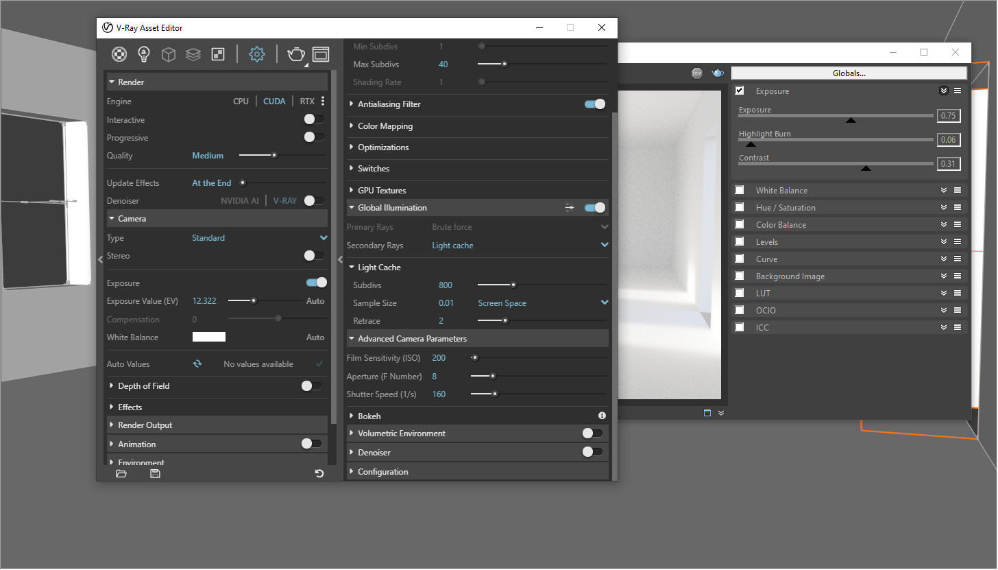 Setting Vray Sketchup Interior