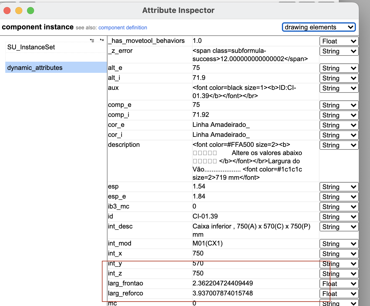 Insert A List Of Attributes Into A Component With Ruby Console