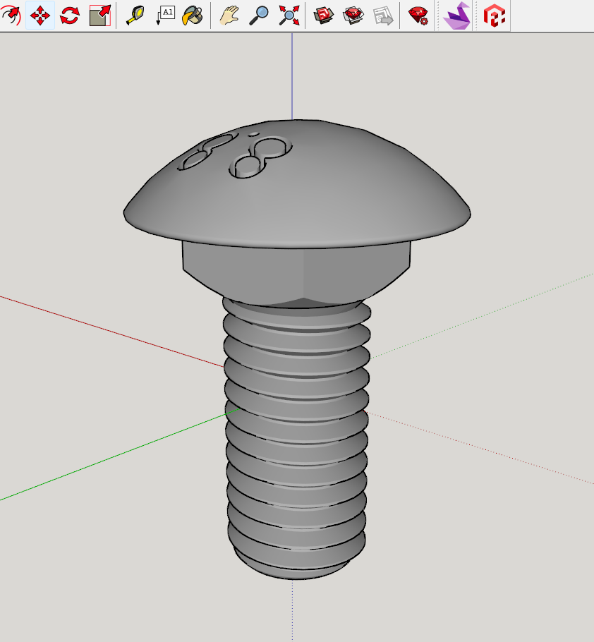 Screw Bolt And Nut Library Resource Page 2 Sketchup Sketchup Community