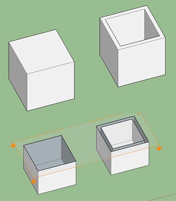 Making A Solid Object In SketchUp Make 3D Printing SketchUp Community