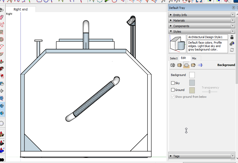 3d To 2d In Layout But Has A Background That Needs To Come Off LayOut SketchUp Community
