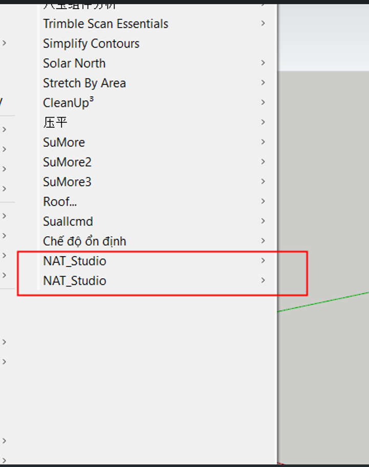 The way to have 2 rbz plugins when installed are in the same plugin ...