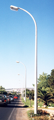 Drawing a curve lighting column with different sections - Pro ...