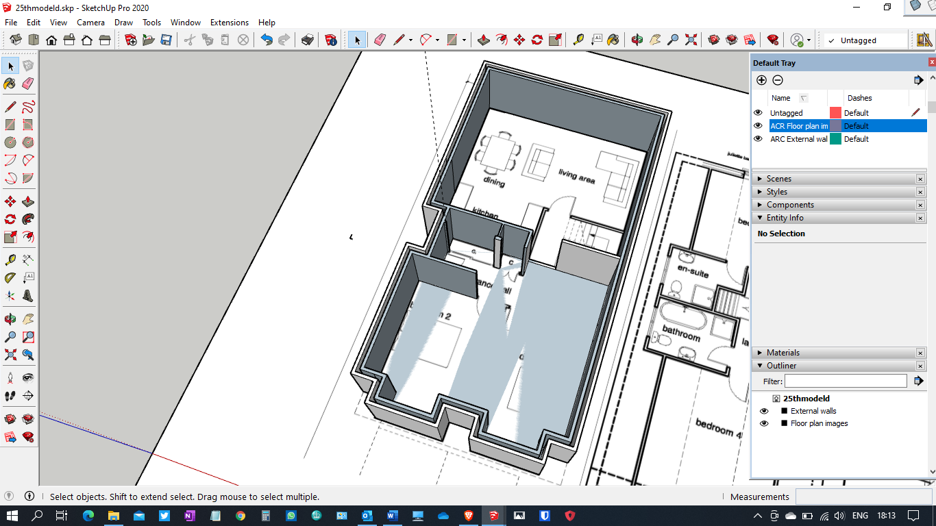 Grouping Pdf Floor Plan As An Image File SketchUp SketchUp Community